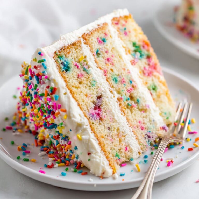 Confetti Layer Cake - SnaPo Recipes